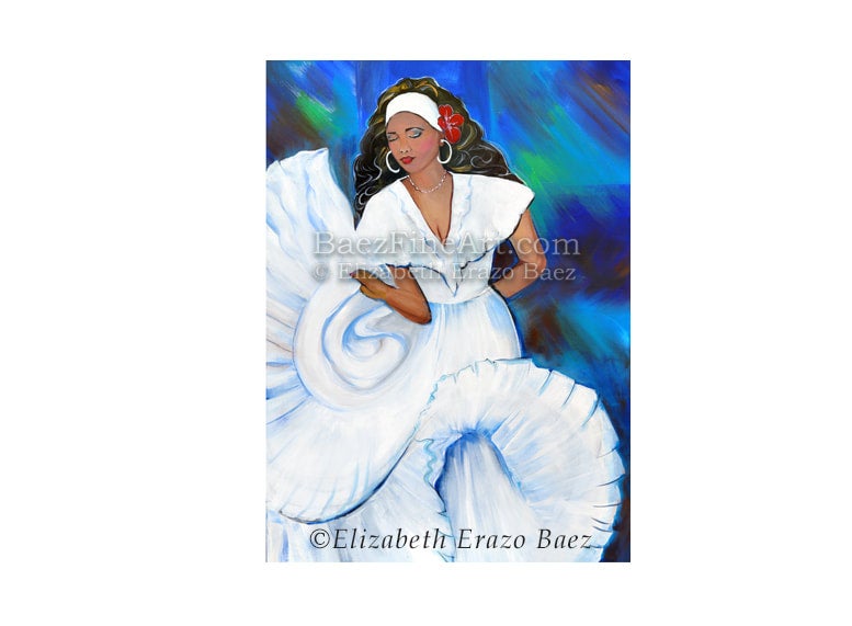 "Bomba Swirl" by Puerto Rican Artist Elizabeth Erazo Baez | Elizabeth Baez